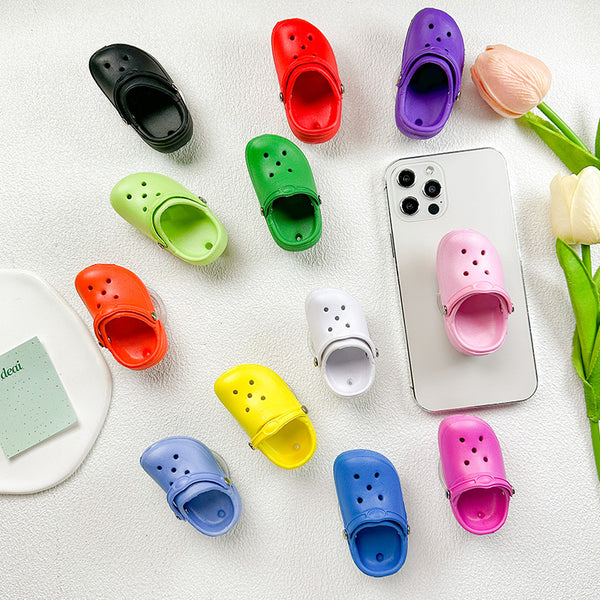 Solid color simulation slippers, mobile phone airbag, desktop lazy bra ...